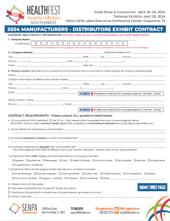 SOHO Healthfest - SENPA