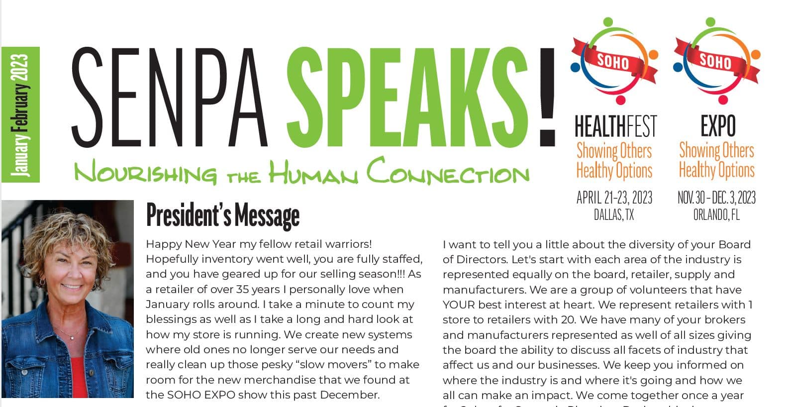 SENPA SPEAKS! JanFeb 2023 - SENPA